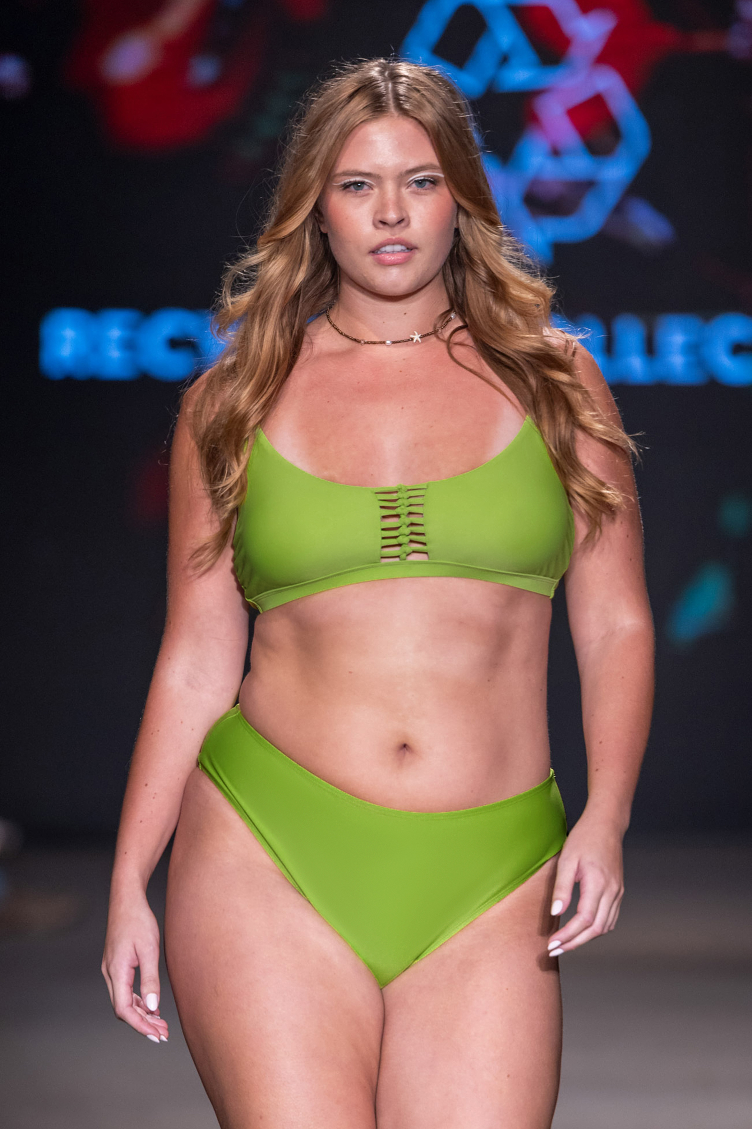 Recycled Ladder Strap Bikini Top And Cheeky Bottoms Set