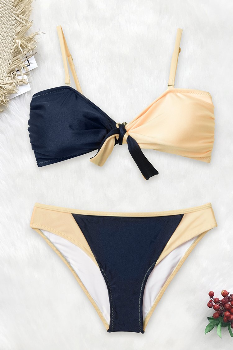 Lost In the Dream Colorblock Bikini Top