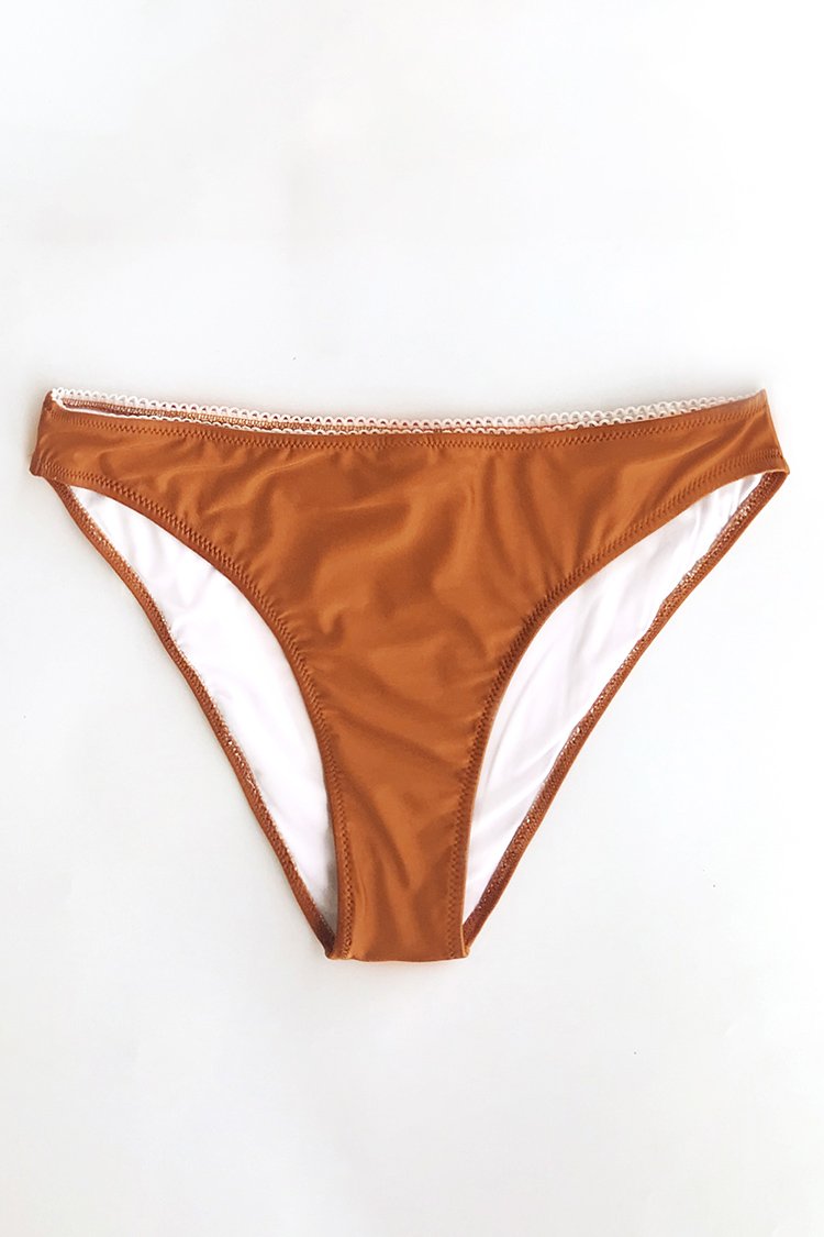 Bondi Beach Solid Triangle Bikini Bottom