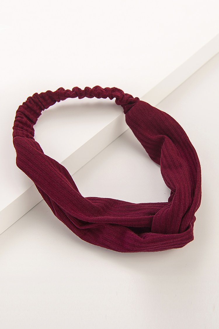Wine Red Adjustable Headbands