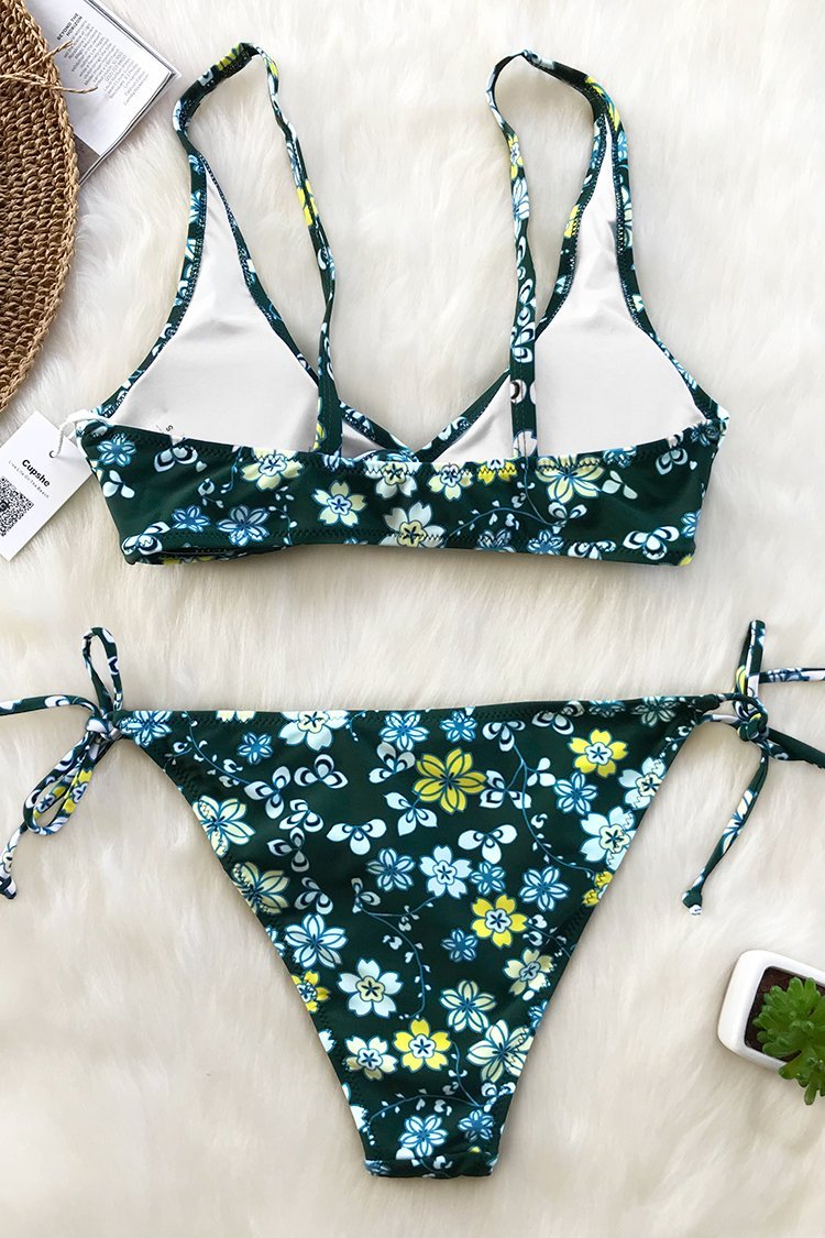 Drag It Out Print Bikini Set