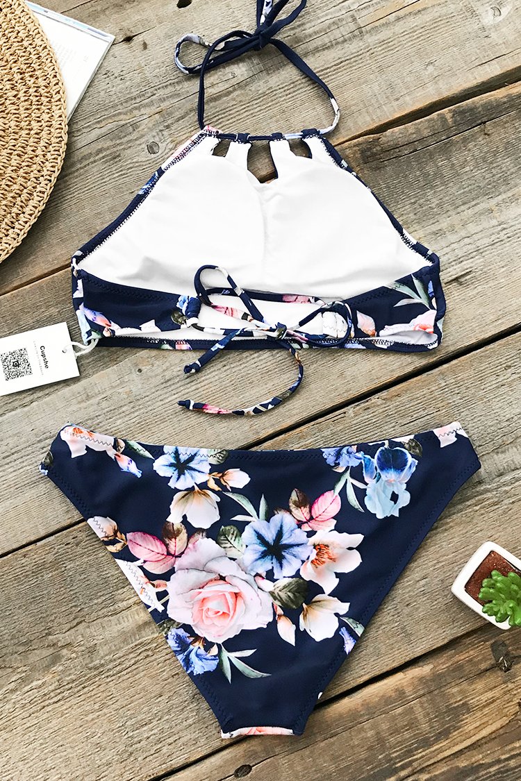 Rose Whisper Floral Bikini