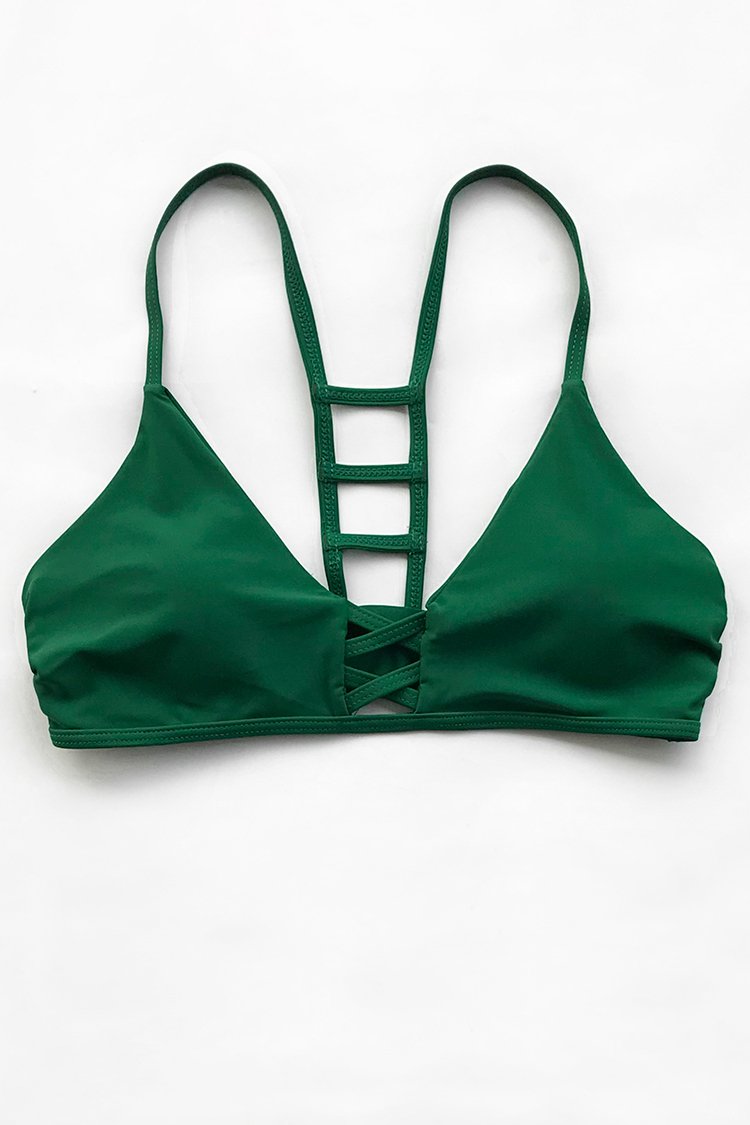 Fete Ready Solid Bikini Top