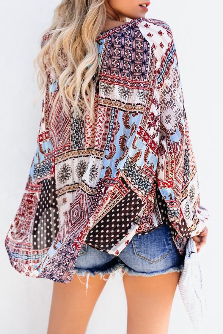 Bohemian Print Top
