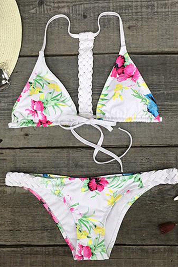Salty Seabreeze Floral Bikini Set