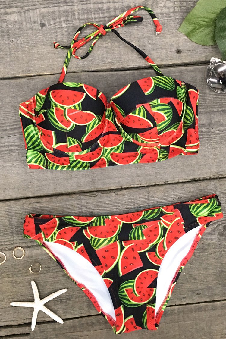 Cool Watermelon Bikini Set