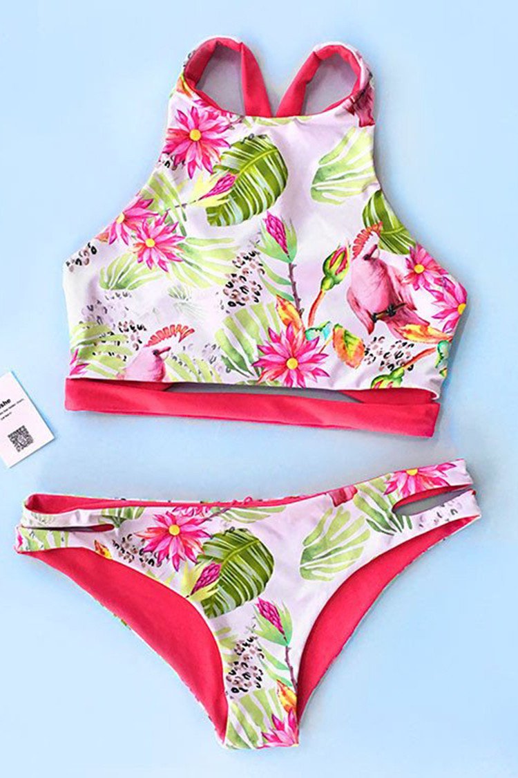 Spring In Air Floral Bikini Set