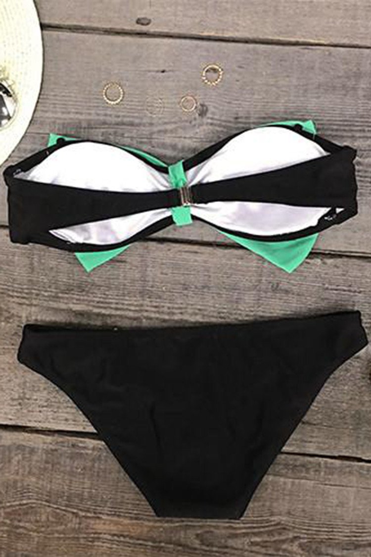 Take It to Heart Bowknot Bikini Set