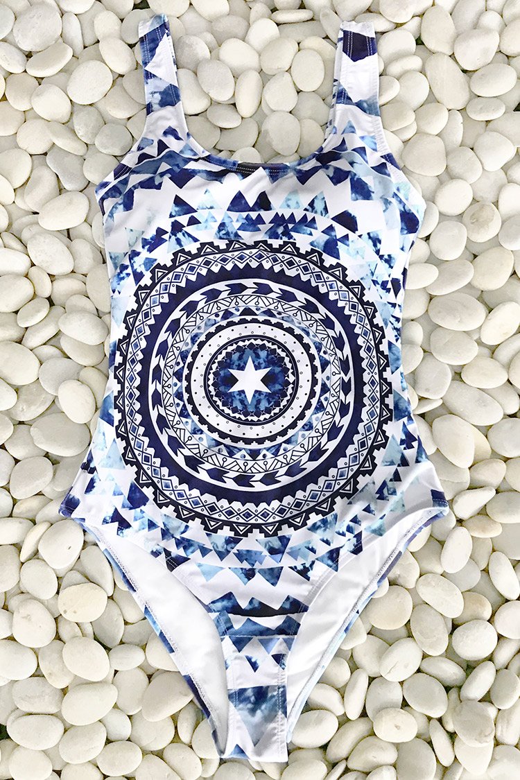Love Her First Print One Piece Swimsuit