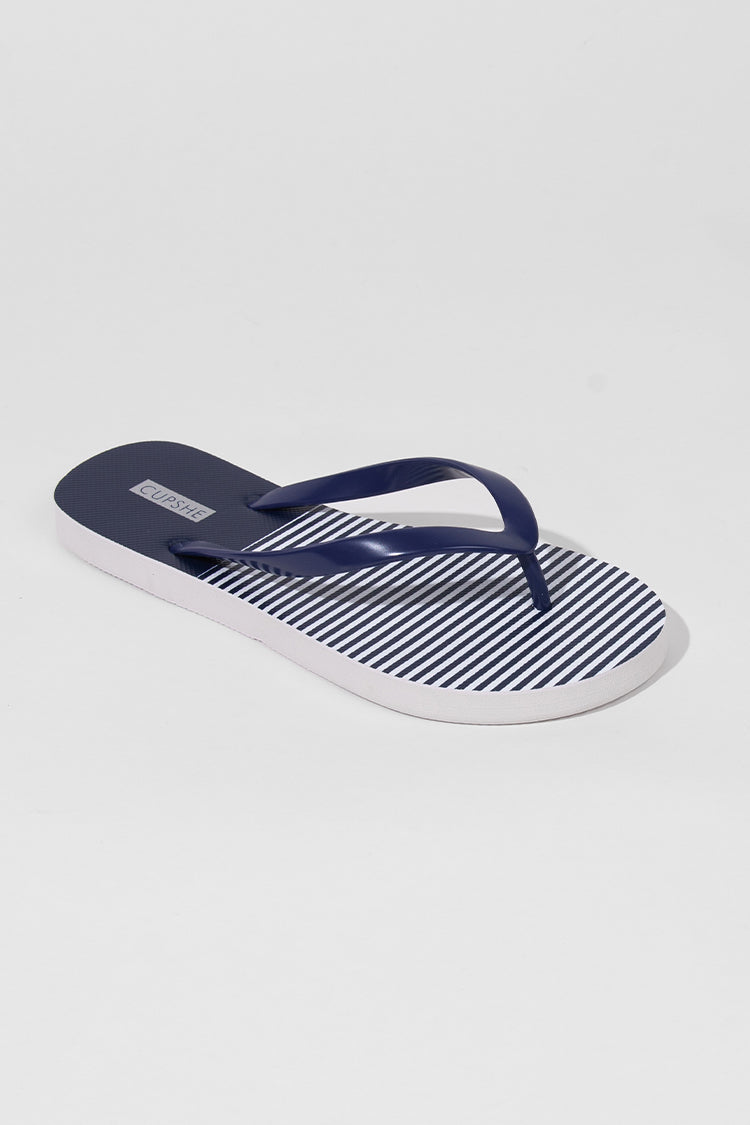 Chanclas Amaretto de rayas