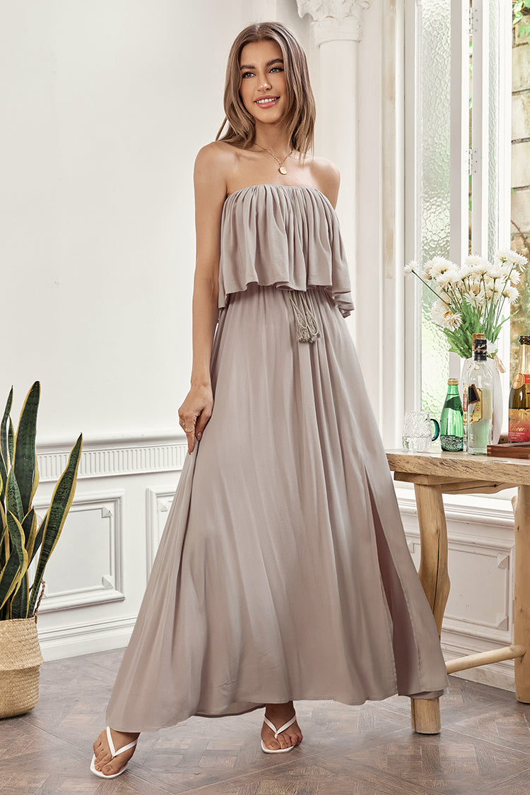 Gerry Sleeveless Pleated Maxi Dress