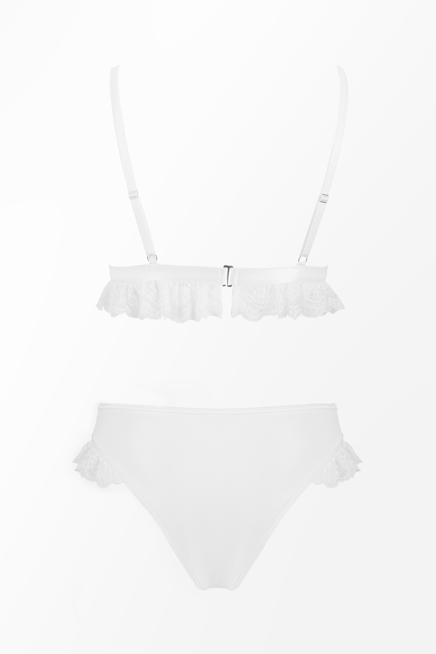 Lace And Cutout Lingerie Set