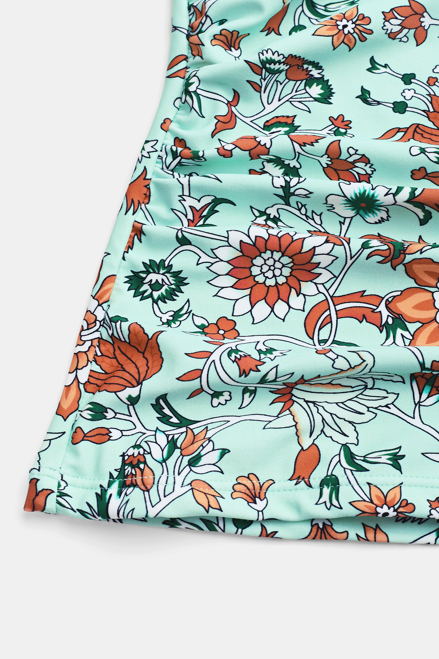 Boho Floral Tankini & Standard Bottoms Set