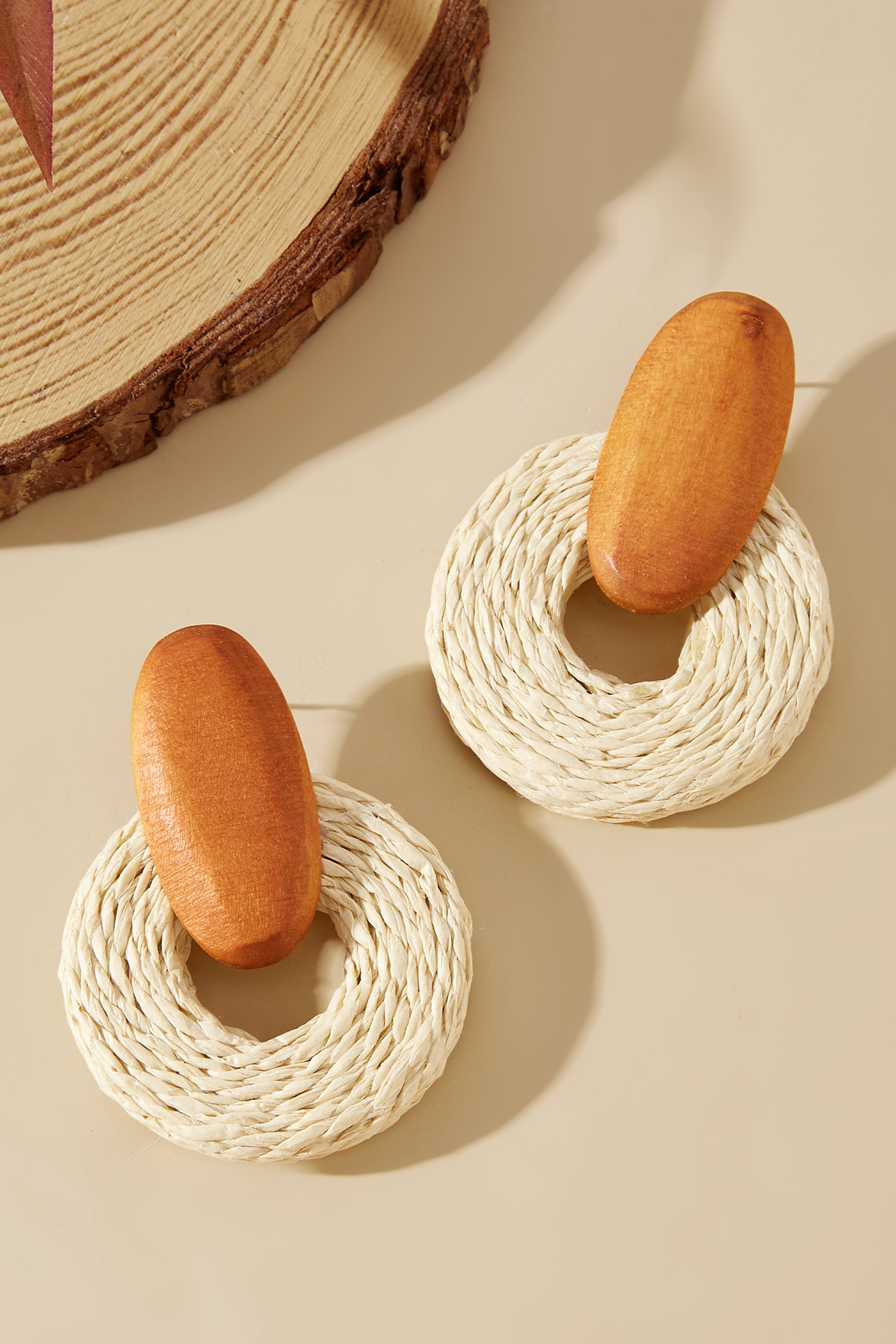 Luxe Loom Straw Earrings